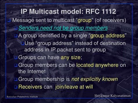 PPT IP Multicast PowerPoint Presentation Free Download ID