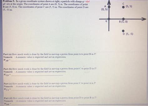 Solved Problem 3 In A Given Coordinate System Shown At