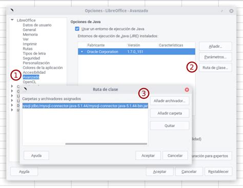 conectar una base de datos mysql con libreoffice