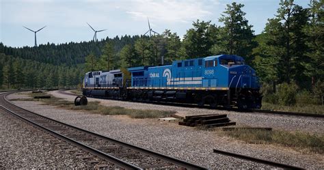 Norfolk Southern Heritage Unit 8098 In Conrail Livery Now Version 2