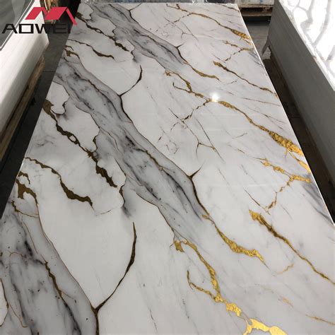 Uv Marble Pvc Wall Panels Sheet Pvc Cladding Boards For Tv Board Uv