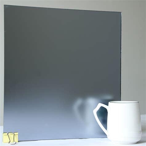 Gray Acid Etched Mirror Use For Wall Covering Gloss 25 Hhg Glass