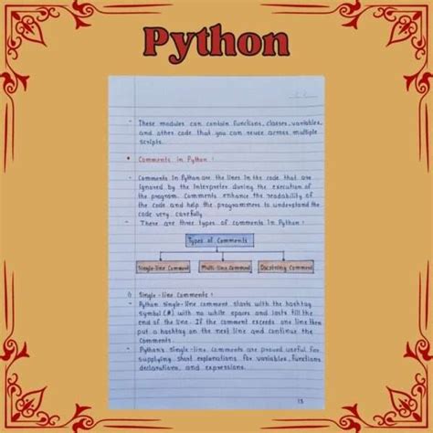 Python Handwritten Notes Topperworld