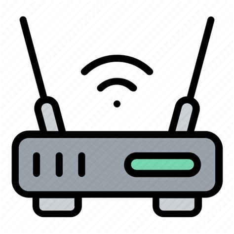 Router Signal Connection Internet Modem Internet Of Things Icon Download On Iconfinder
