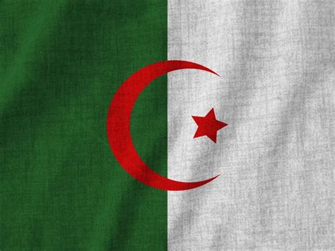 Premium Photo Algerian Flag