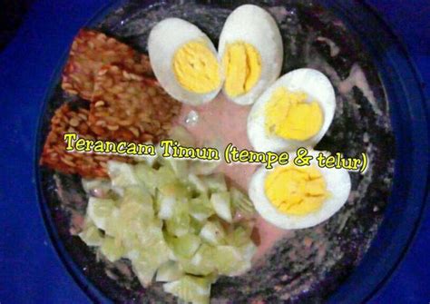 Resep Terancam Timun Tempe Telur Oleh Wiwik Mama Dio Cookpad