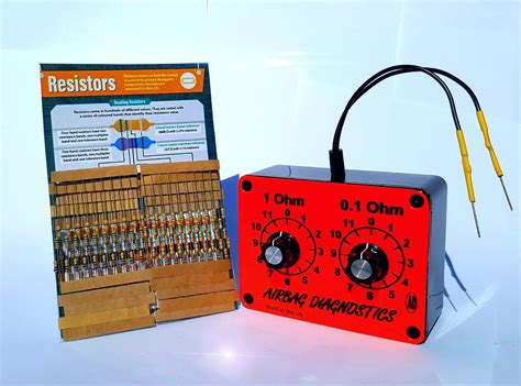 Airbag Resistor Diagnostic Fault Finding Tool Kit For All Makes Bypass Light Srs Seat Belt