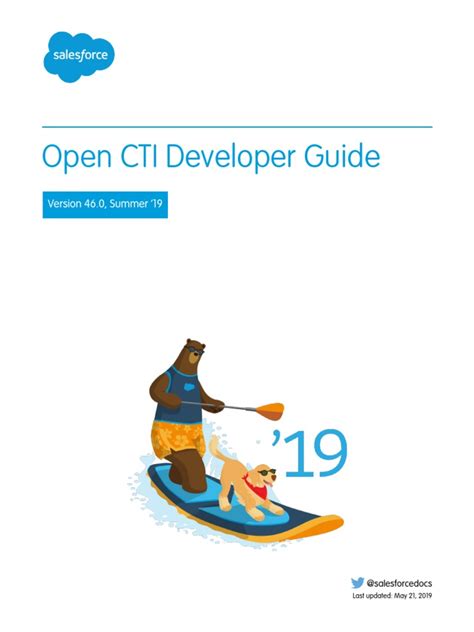 Api Open Cti Pdf Application Programming Interface Salesforcecom