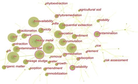 Co Occurrence Map Of Key Research Keywords Frequency ≥ 100 For The
