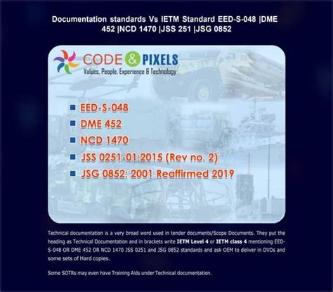 Technical Documentation Standards Vs Ietm Standardpdf Desktop