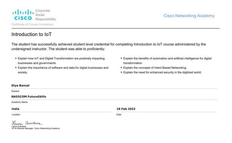 Diya Bansal On Linkedin Cisconetworking