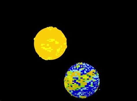 Making Cellular Automata Planets In Matlab With A 3 Body Simulation