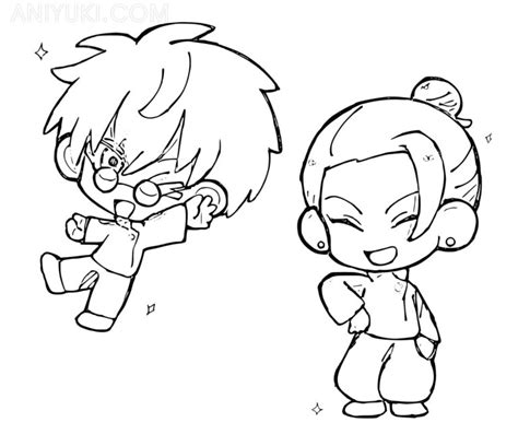 Satoru Gojo Coloring Pages Aniyuki Anime Portal