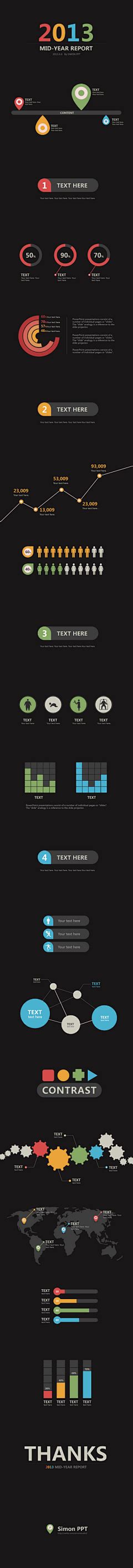 Ppt 花瓣网 陪你做生活的设计师 模板，精致多彩不失时尚感。内含21页，版面、图表丰富