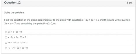 Solved Question PtsSolve The Problem Find The Equation Chegg