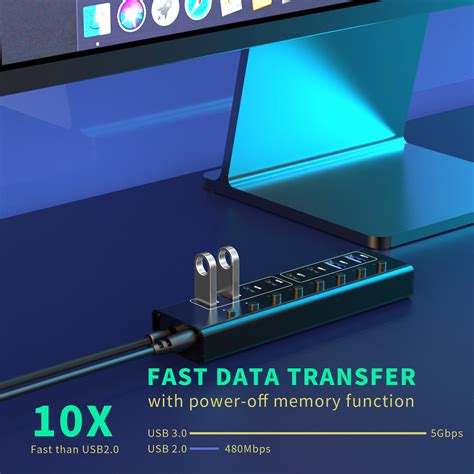 8 In 1 USB C Hub With Dual USB 3 0 Dual USB C Data And PD Charging Ports Multiport Docking