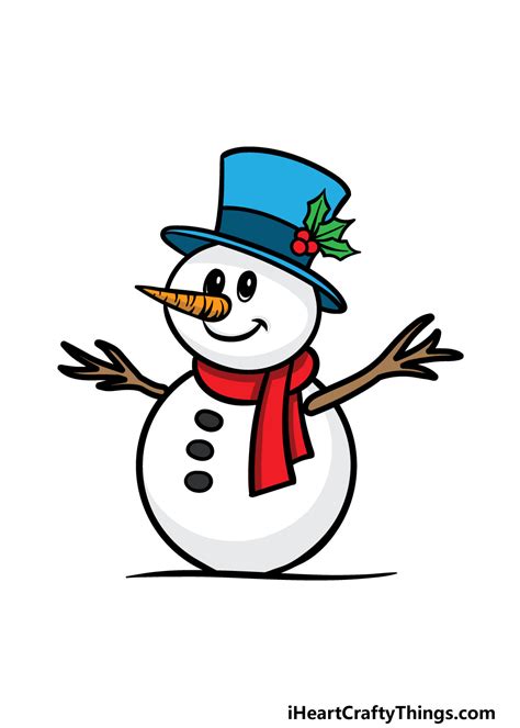 How To Draw A Snowman