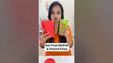 Get Free Mcpuff And Fries On Order Above 149 … Mcdonalds Offeralert