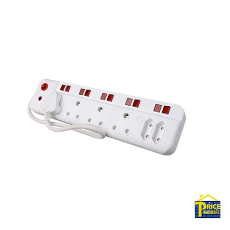 Multiplug 6 Way With Illuminated Swiches Price Hardware