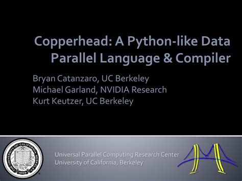 Ppt Copperhead A Python Like Data Parallel Language And Compiler