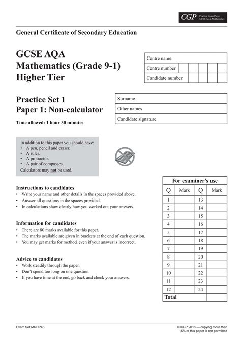 Gcse Foundation Maths Worksheets