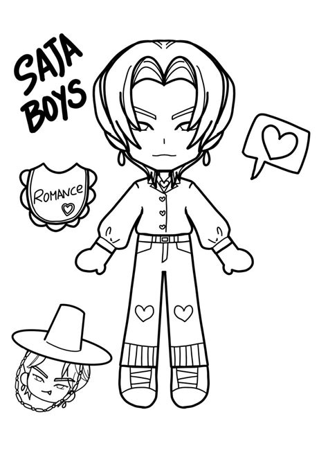 색칠공부 케이팝 데몬헌터스 사자보이즈 로맨스 색칠공부free Printable 네이버 블로그