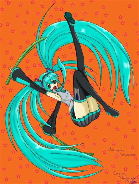 Miku Celery By Uncharted Reality On Deviantart