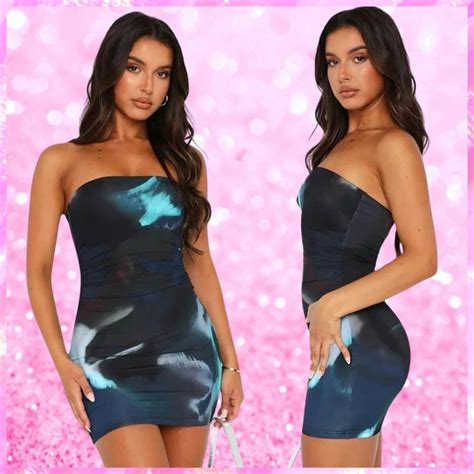 Mini Tube Dress In Blue ®pink Sugar Fashion