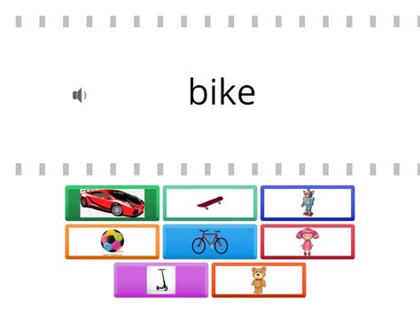 Bugs Team 1 Unit 2 Toys Find The Match