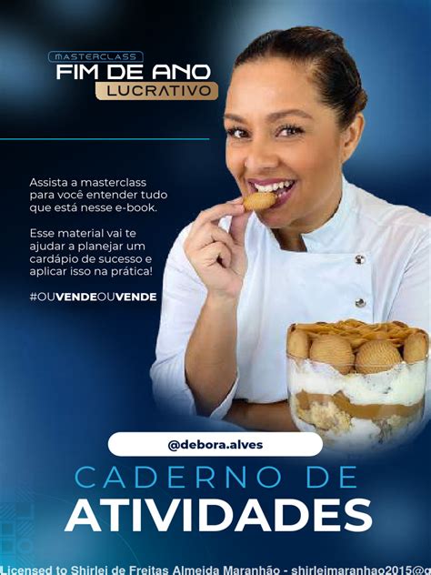 Materialcomplementar Cadernodeatividadesfdt Pdf Chocolate