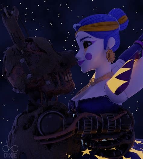 Burntrap And Glamrock Ballora Blender Fnaf By Infinitedixie On Deviantart