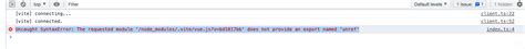 Uncaught Syntaxerror The Requested Module ‘nodemodulesvitevuejsvbd1817bb‘ Does Not