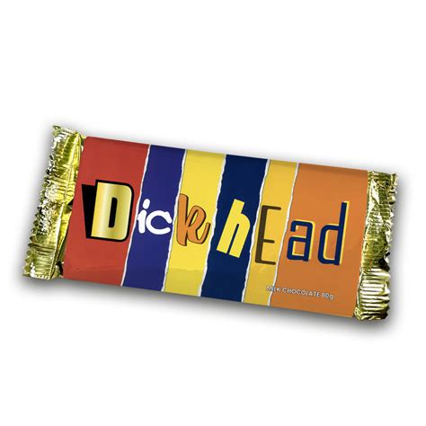 Dickhead Chocolate Rude Bar • Master Henrys Emporium Of Sweets