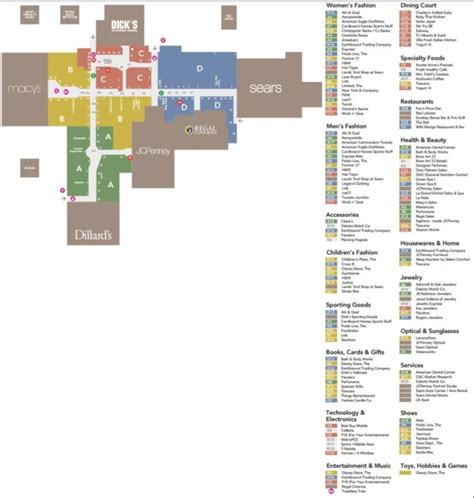 San Francisco Premium Outlets Map All Maps