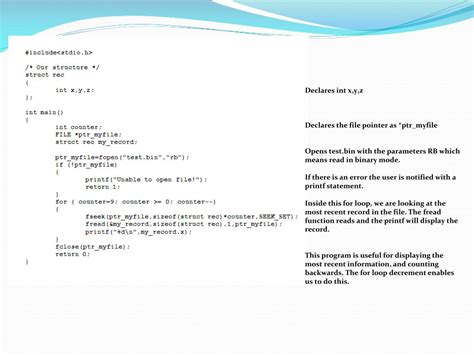 Ppt Fseek And Eof End Of File Powerpoint Presentation Free Download Id2450813
