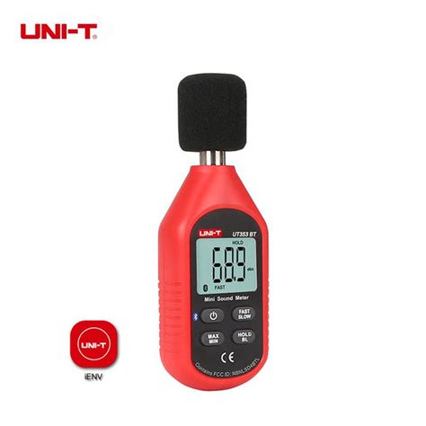 Uni T Ut353bt цифровой измеритель уровня звука шумомер 30 130 дБ децибел монитор тестер мини