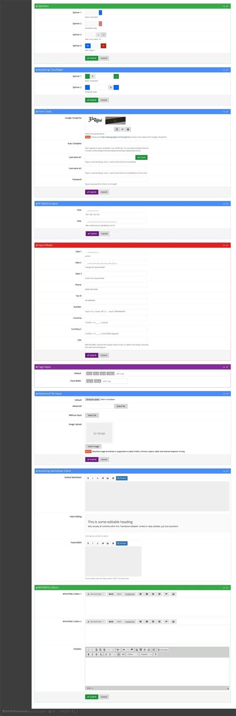 html5后台表单元素素材图片下载 素材编号04097453 素材天下图库