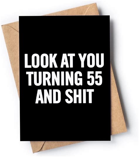 55th Birthday Card Funny 55th Birthday Cards For Women