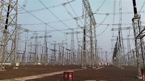 Hvac 765 400 Kv Grid Sub Station Switchyard Overview Bus Reactor