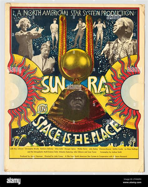 Film Poster For The Afrofuturist Musical Film Space Is The Place