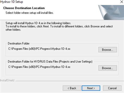Cannot Open File C Program Files X86 PC Progress Hydrus 1D 4 Xx