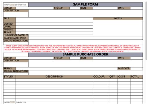 Form Template Sample Template Samples
