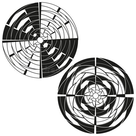 Microprocessor Microchip Vector Stock Illustrations 12117
