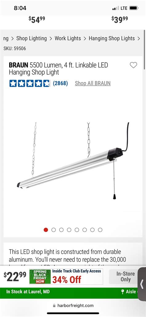 Harbor Freight Lights Rvegetablegardening