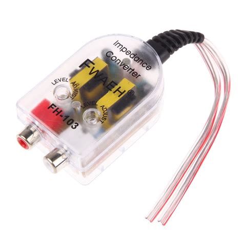 Speaker Wire To Rca Redwhite Female Input Audio Converter Adapter For