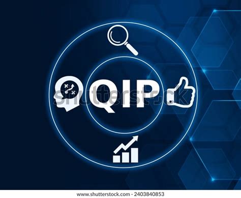 Qip Acronym Quality Improvement Plan Concept Stock Illustration