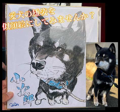 どうぶつ似顔絵 犬猫鳥爬虫両生類虫魚 3 000～1 000円みんな割引有るよ！ メルカリ