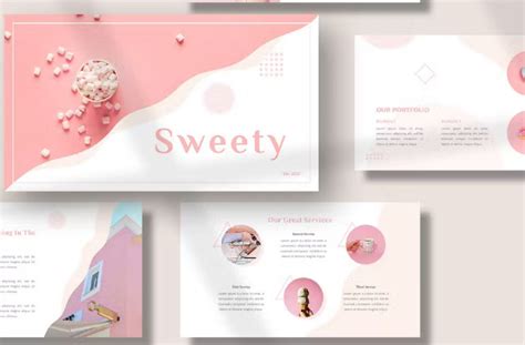 دانلود قالب پاورپوینت Sweety