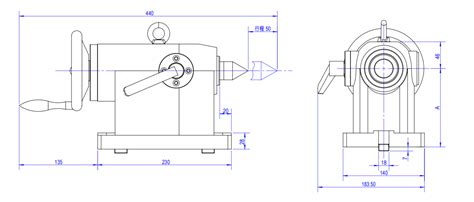 High Quality Manual Tailstock China Manufacturer Silvercnc