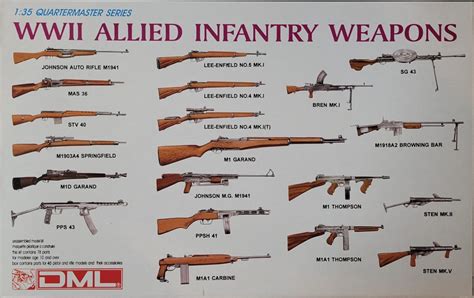 Dml Wwii Allied Infantry Weapons 135 Ray Charlies Plastic Models